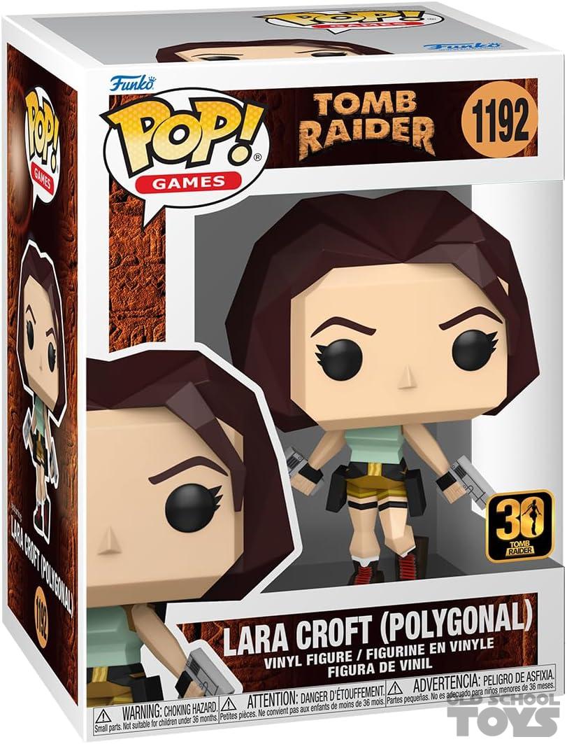 Lara Croft (polygonal) (Tomb Raider 30th anniversary) Pop Vinyl Games ...